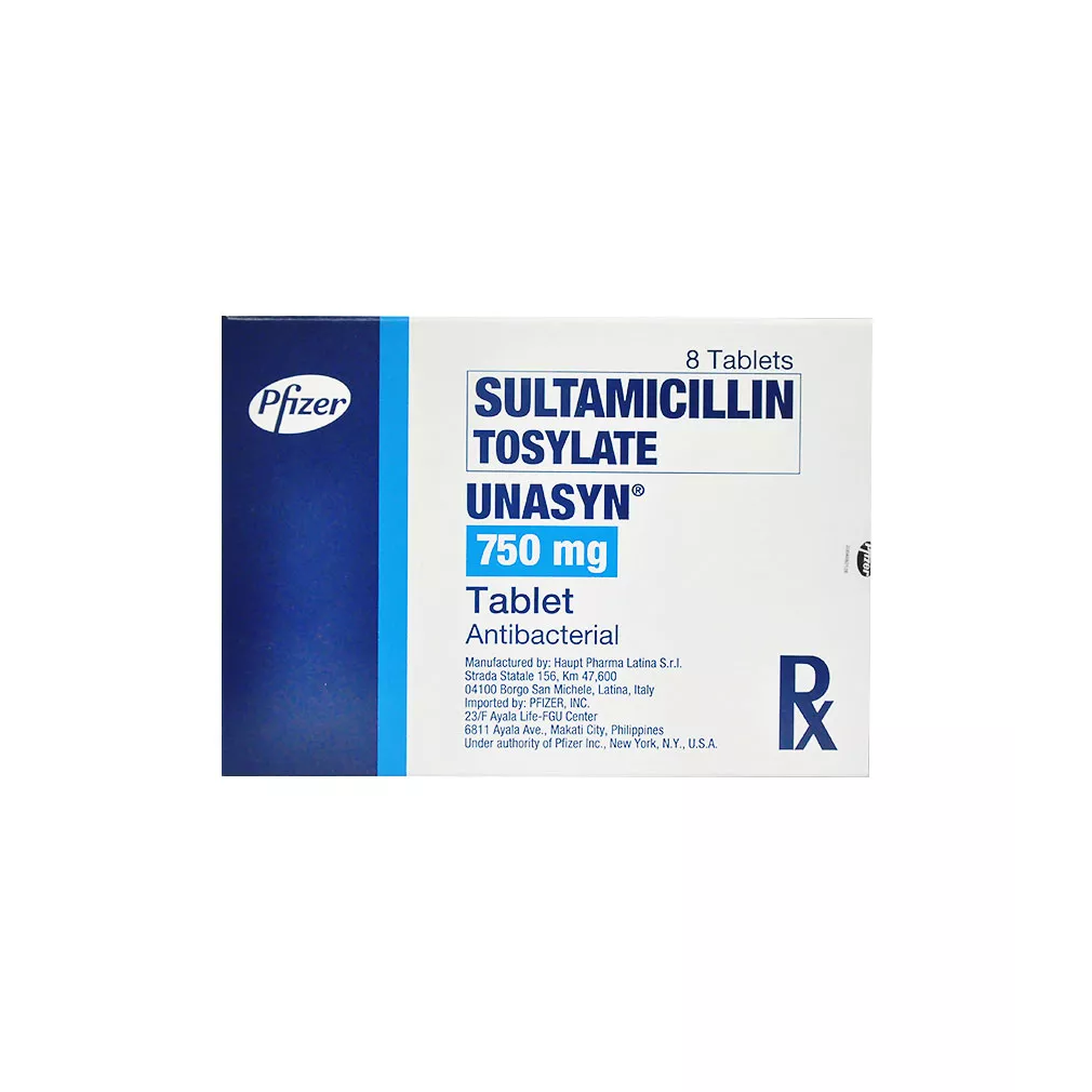 UNASYN Sultamicillin Tosylate 750mg Tablet 1's price in the Philippines ...